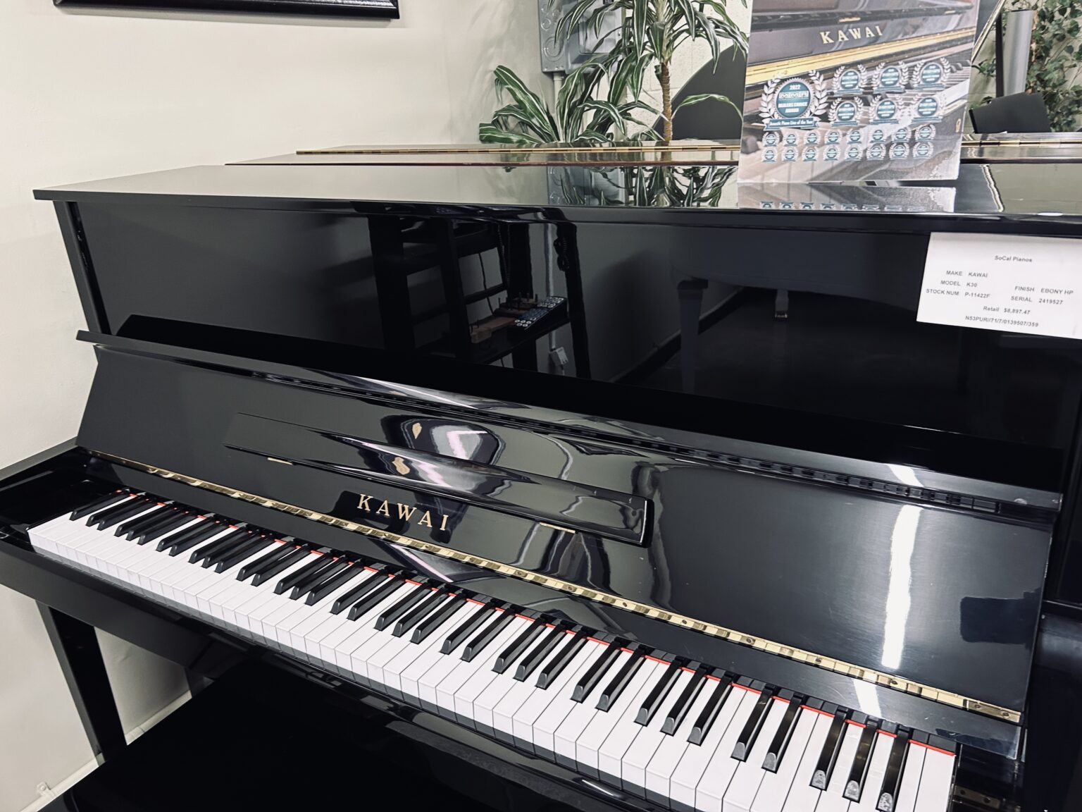 Kawai K-Series Professional Upright - SoCal Pianos